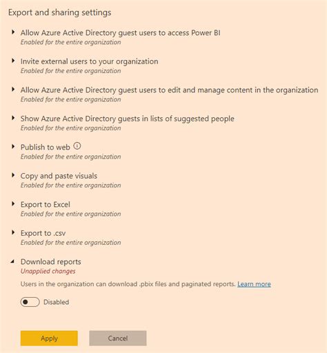 solved restrict dataset download in power bi service microsoft