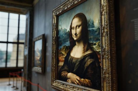 Premium Photo Enigmatic Smile Of The Mona Lisa In The Louvre Oct
