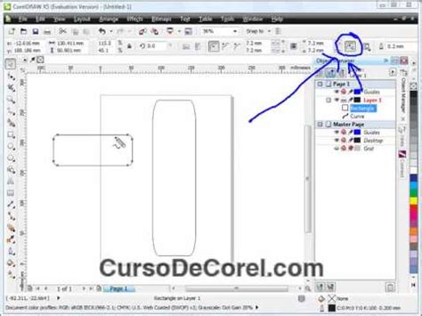 Mejoras Al Corel Draw X Video Curso Rectangulos YouTube