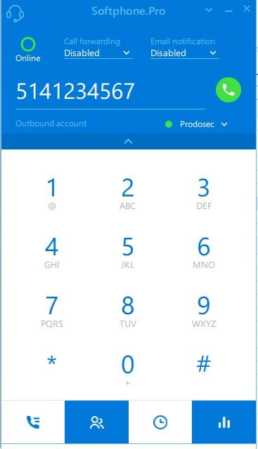 Softphone Pro User Guide Prodosec Inc