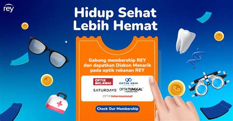 Jaga Kesehatan Mata Nikmati Diskon Kacamata Eksklusif Untuk Member Rey