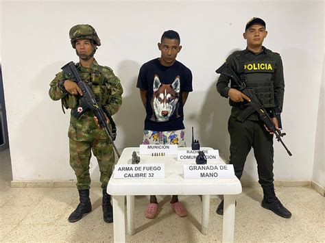 Capturan A Cuatro Presuntos Delincuentes Con Granadas Y Armas En Bolívar