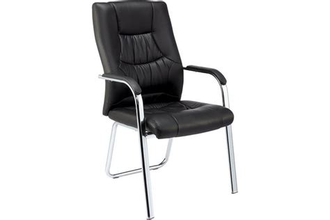 Конференц-кресло Easy Chair 807 черное, искусственная кожа, металл ...