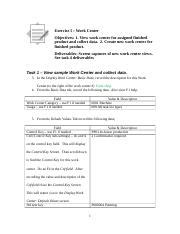 Exercise 3 Deliverable Doc IDES Work Center F2012 Docx Exercise 5 Work Center Objectives