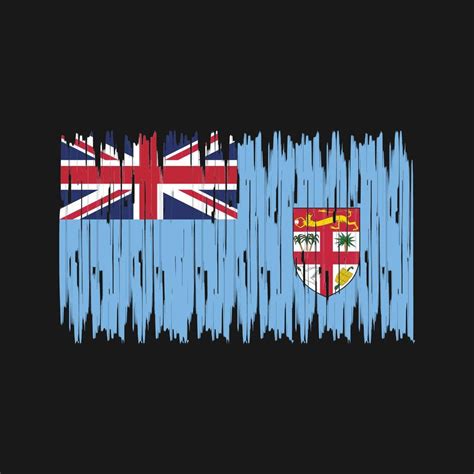 Fiji Flag Brush Strokes National Flag 9436450 Vector Art At Vecteezy