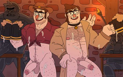 Post Gravity Falls Red Robot Stanford Pines Stanley Pines