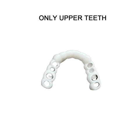 Instant Perfect Fit Teeth Whitening Fake Tooth Cover Snap On Silicone
