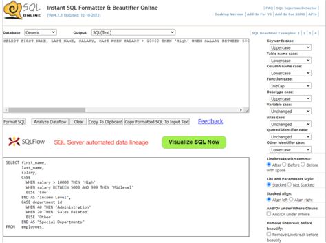 SQL Formatter Definition And Best Tools