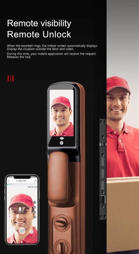 Automatic 3d Face Recognition Tuya Wifi Fingerprint Smart Door Lock
