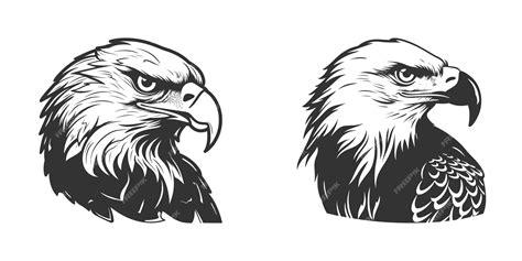 Premium Vector Eagle Head Silhouette Vector Illustration