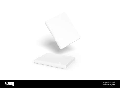 Maquette De Couverture De Livre Vierge Isolée Sur Fond Blanc