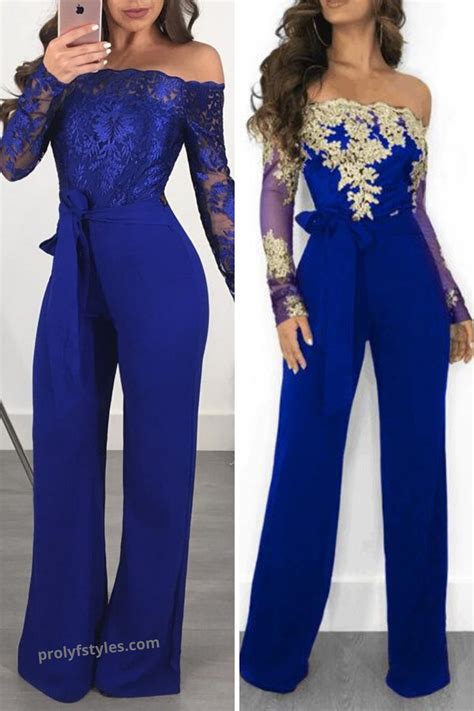Long Sleeve Jumpsuit Dressy Jumpsuit Formal Jumpsuit Prolyf