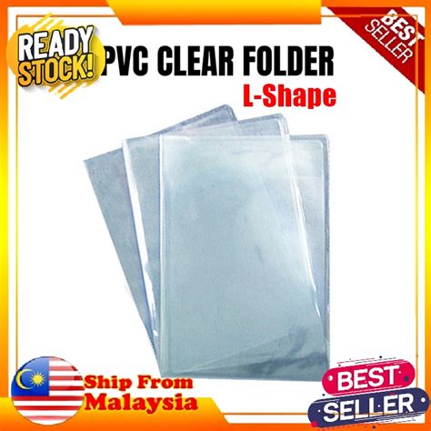 Kita A4 L Shape Transparent Document Folder Shopee Malaysia