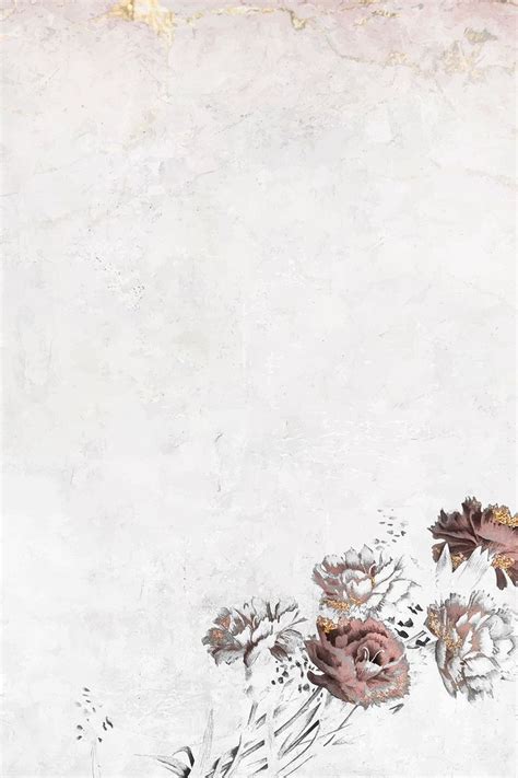 Download Premium Vector Of Blank Floral Shimmering Wallpaper Vector By