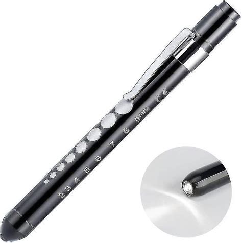 Led Penlight With Pupil Gauge And Ruler Detector Torch Tactical Flashlight Medical Pen Lights
