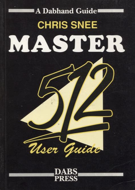 Master 512 User Guide Book Computing History