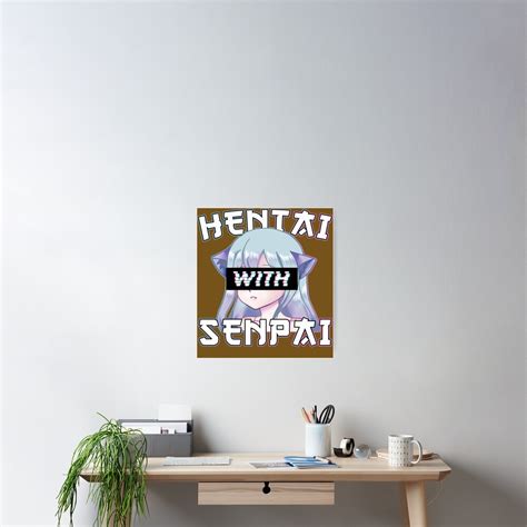 Póster Anime Meme Hentai Con Senpai I Neko Anime Cat Girl De