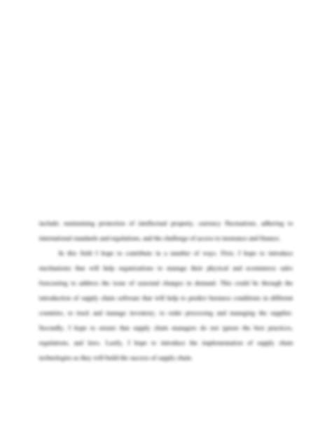 Solution Challenges In Global Supply Chain Management Studypool