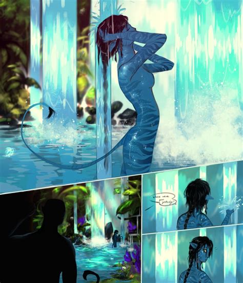 Rule 34 Alien Girl Avatar Breasts Comic Kiri Avatar Miles Quaritch
