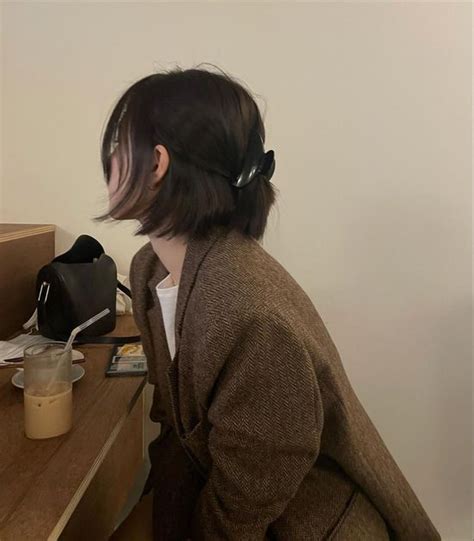 Hair에 있는 하린 강님의 핀 최신 헤어스타일 짧은 여자 헤어스타일 모던 헤어컷