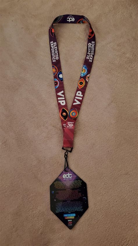Edc Lanyard And Badge R Edctickets
