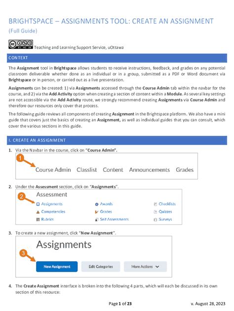 Fillable Online How Do I Create An Assignmentbrightspace English Fax