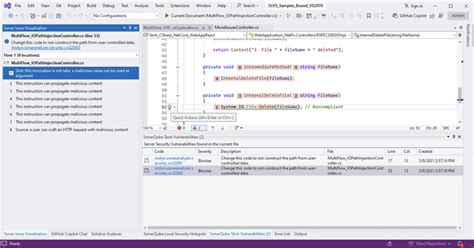 Injection vulnerabilities - SonarQube for Visual Studio Documentation
