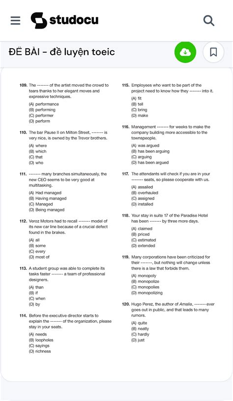 ĐỀ BÀI đề luyện toeic Listening TEST In the Listening test you