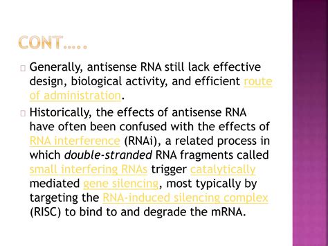 Antisense Rna Pptx