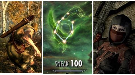 Skyrim How To Get Sneak 100