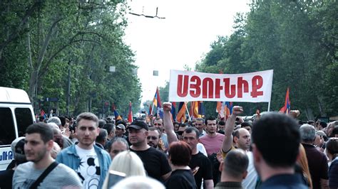 დაუმორჩილებლობის აქციები სომხეთში ფაშინიანის გადადგომის მოთხოვნით