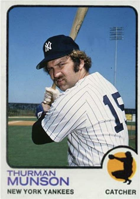 Rest In Paradise Captain Thurman Munson New York Yankees Baseball Baseball Cards Baseball