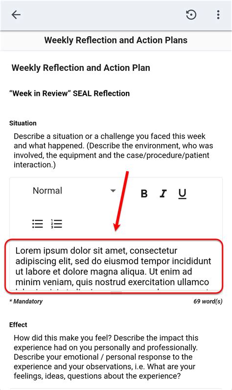 Complete An Assessment Form Ultra Student Elearning University Of
