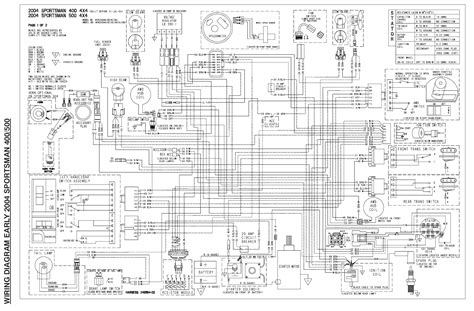 2008 Polaris Sportsman 500 Ho Electrical Schematic Wiring Diagram