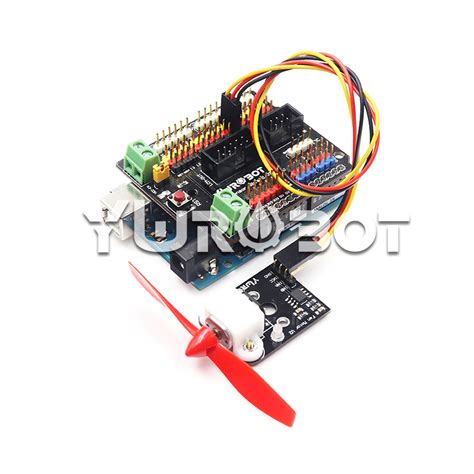 【ywrobot】适用于arduino 9110风扇模块救火机器人风扇模块虎窝淘