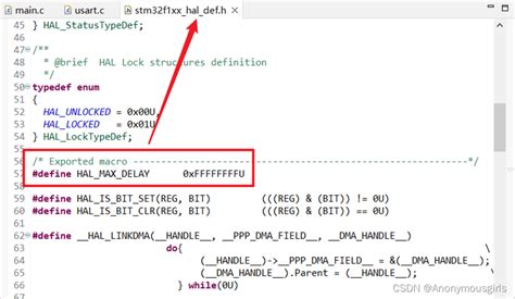 Stm32cubeide基础学习 Usart串口通信实验（轮询方式）cubeide的usart Csdn博客
