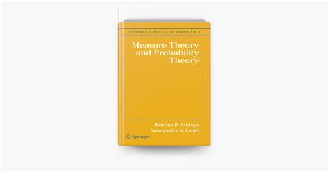 ‎measure Theory And Probability Theory Par Krishna B Athreya
