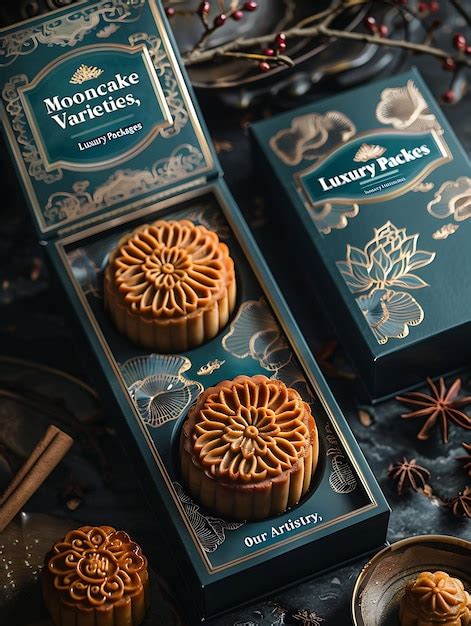 Lotus Mooncake Box With 3D Rotation Effect Swanky Layout For Mid Atumn