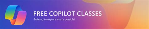 Free Microsoft Copilot Classes Onlc