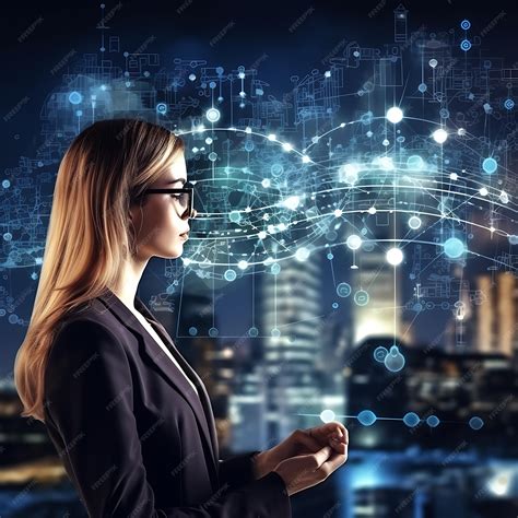 Premium Ai Image Business People Using Ai Technology Digital