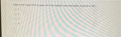 Solved Figure Q66 Dependency Diagram For Question 6refer To