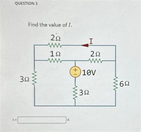 Solved Find The Value Of I Chegg Com
