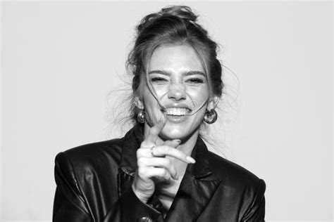 Laughing Woman Portrait Of Happy Smiling Girl Cheerful Young