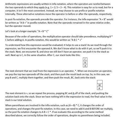 Solved The Associated Source File Postfixcpp Contains A