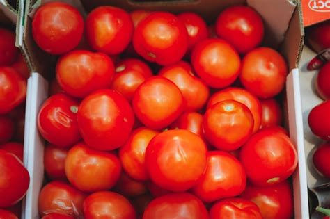 Premium Photo Red Tomatoes Background