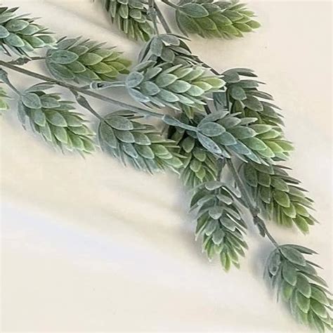 Faux Hops Garland Artificial Greenery Hanging Hops Greenery Hops On