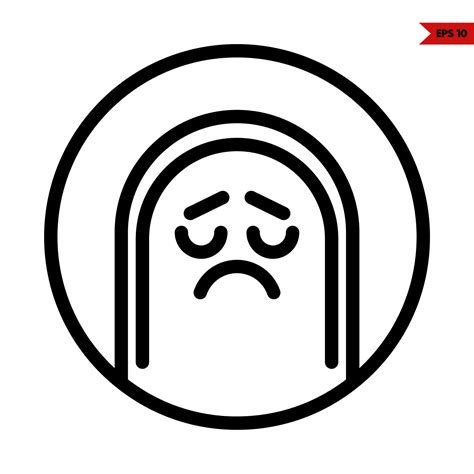 Emoticon Sticker Message Line Icon 21407190 Vector Art At Vecteezy