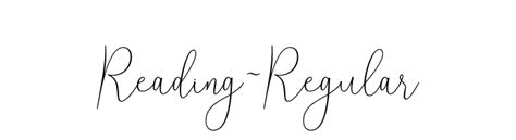 Reading Regular Font FFonts Net