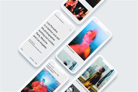 Portfolio Website For Elizaveta Porodina Design Case By Evrone