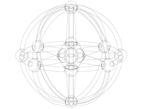 Wireframe Shape Geometric Sphere Linked 3d Model By Mranycad